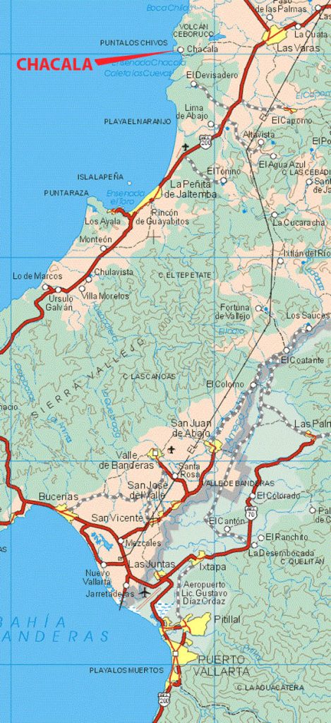 Maps - Casa Pacifica Chacala Vacation Rentals